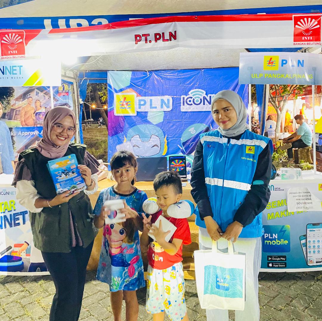 PLN ULP Meriahkan Pekan Raya Inti Bangka 2025